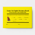Modern Church Tithe Envelope Prayer Hands | Zazzle