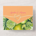 Modern Citrus Fruit Wedding All In One Invitation | Zazzle
