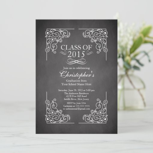 Modern Class of 2015 Graduation Party Invitation | Zazzle