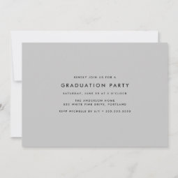 Modern Class of 2020 Photo Graduation Party Invitation | Zazzle