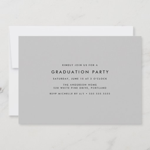 Modern Class of 2020 Photo Graduation Party Invitation | Zazzle