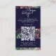 Modern Classy Typography Custom QR Code Fireworks Business Card | Zazzle
