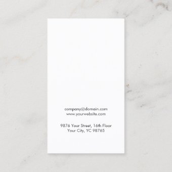 Modern Clean Chess Pieces Coach Business Card | Zazzle