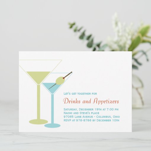 Modern Cocktail Party Invitation | Zazzle
