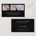 Modern Collage Business Card - Black | Zazzle