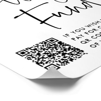 Modern College Fund Graduation QR Code Sign | Zazzle