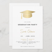 Modern College Graduation Party Invitation School | Zazzle