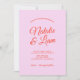 Modern Colorful Bright Retro Funky Unique Wedding Invitation | Zazzle