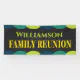 Modern Colorful Family Reunion Event Banner | Zazzle