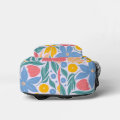 Modern Colorful Floral Flower Botanical Pattern Printed Backpack | Zazzle