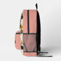Modern Colorful Floral Pattern Girls School Printed Backpack | Zazzle