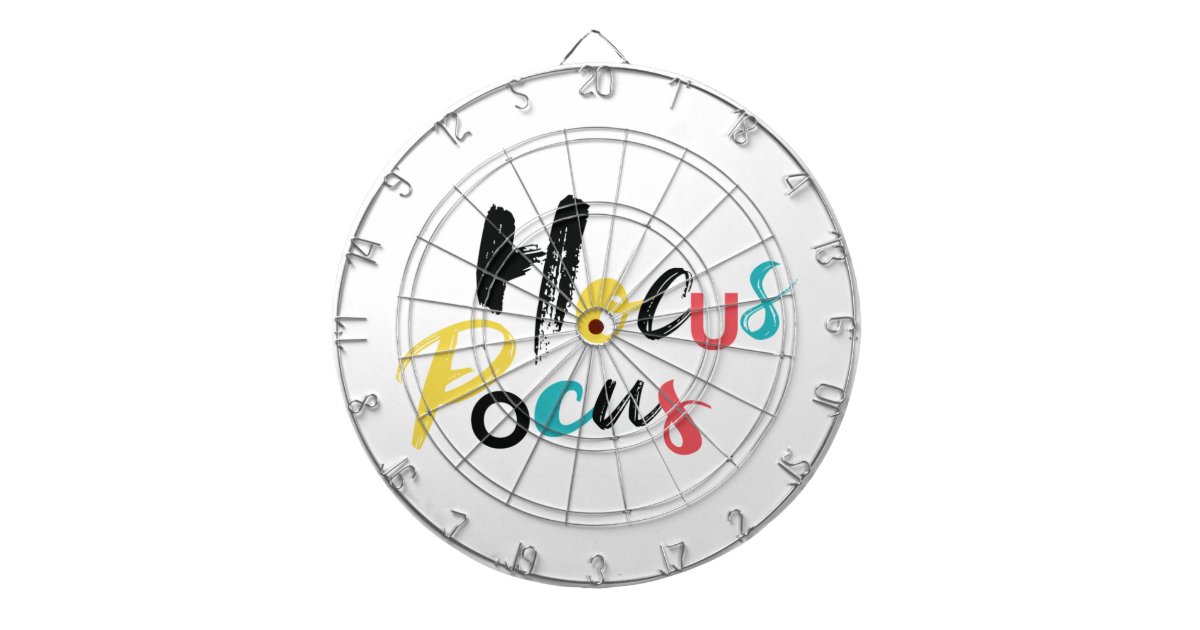 Modern, colorful, fun, cool, trendy Hocus Pocus Dart Board | Zazzle