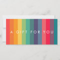 Modern Colorful Gift Certificate With Logo | Zazzle