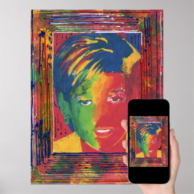 Modern colorful watercolor Princess Diana collage Poster | Zazzle