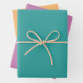 Modern Colors - Set 1 Wrapping Paper Sheets | Zazzle