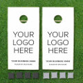 Modern Company Logo Cornhole Set | Zazzle