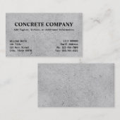 Modern Concrete Construction Company Business Card | Zazzle