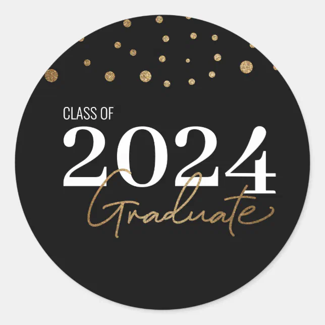 Black And Gold Class Of 2024