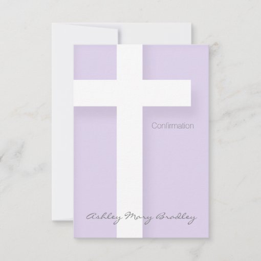 Modern Confirmation Invitation Choose your Color 1 | Zazzle