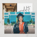 Modern Congrats Grad You Did it! Graduation Announcement | Zazzle