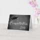 Modern Congratulations Chalkboard Graduation Card | Zazzle
