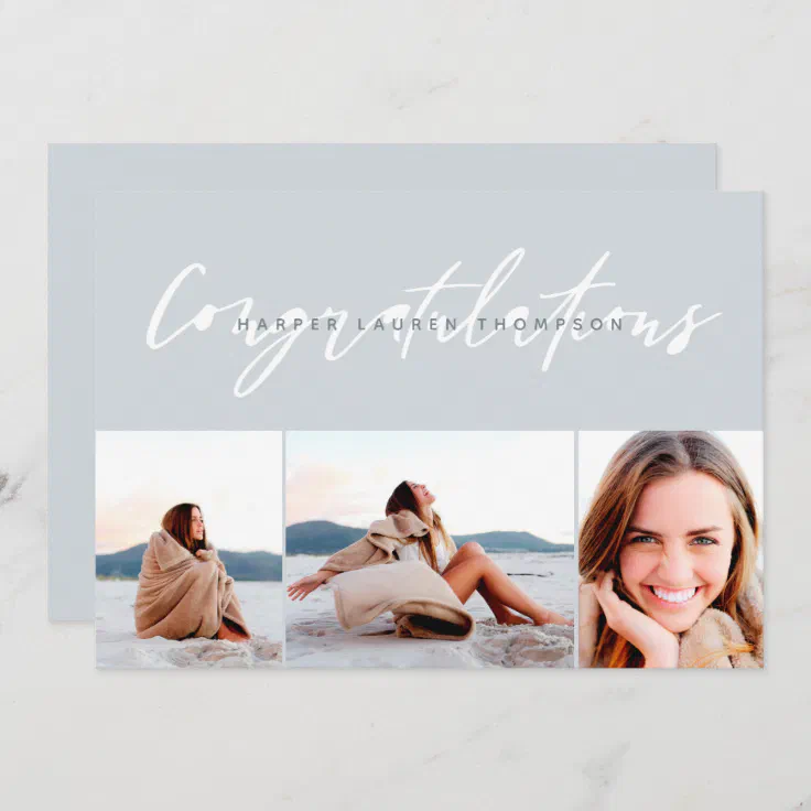 MODERN CONGRATULATIONS INVITATION | Zazzle