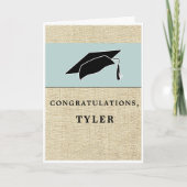 Modern Congratulations Rustic Graduation Card | Zazzle