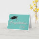 Modern Congratulations Turquoise Graduation Card | Zazzle