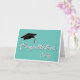 Modern Congratulations Turquoise Graduation Card | Zazzle