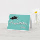 Modern Congratulations Turquoise Graduation Card | Zazzle