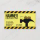 Modern Construction Builder Contractor Business Card | Zazzle