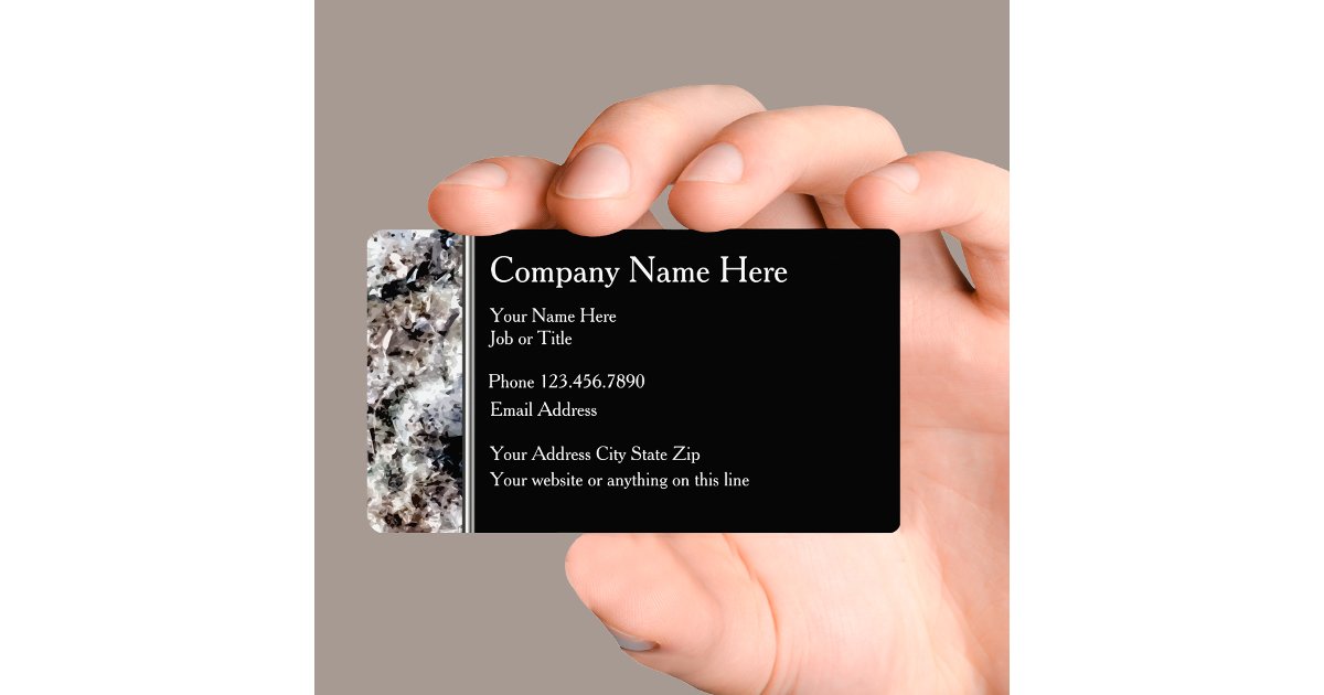 Modern Construction Theme Design Business Card | Zazzle