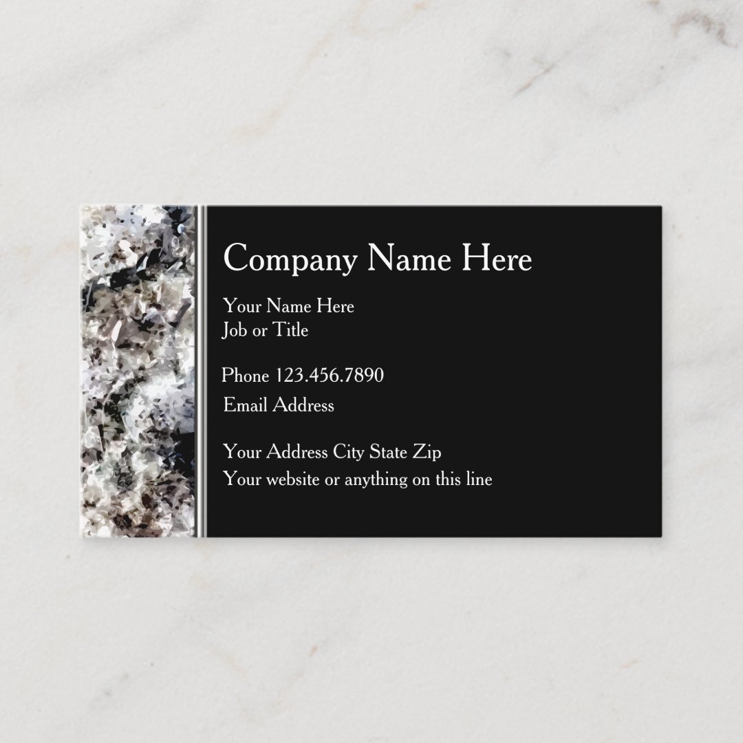 Modern Construction Theme Design Business Card | Zazzle