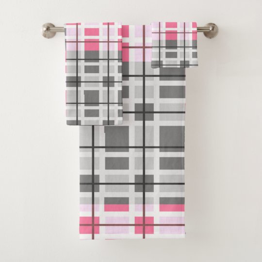 Modern Contemporary Abstract Pattern Bath Towel Set | Zazzle.com