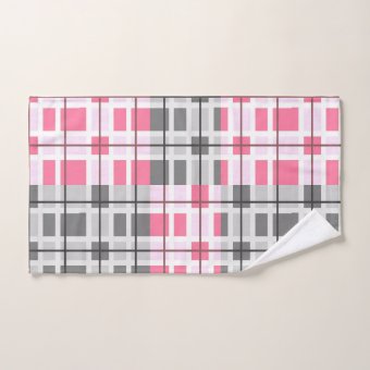 Modern Contemporary Abstract Pattern Bath Towel Set | Zazzle