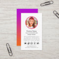 Modern Content Creator Social Media Influencer Business Card | Zazzle