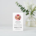 Modern Content Creator Social Media Influencer Business Card | Zazzle