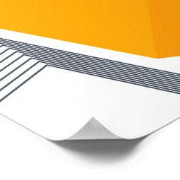 Modern, cool, trendy, urban, simple geometric art poster | Zazzle