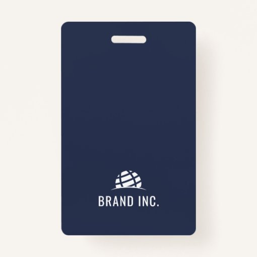 Modern Corporate Business ID Badge | Zazzle