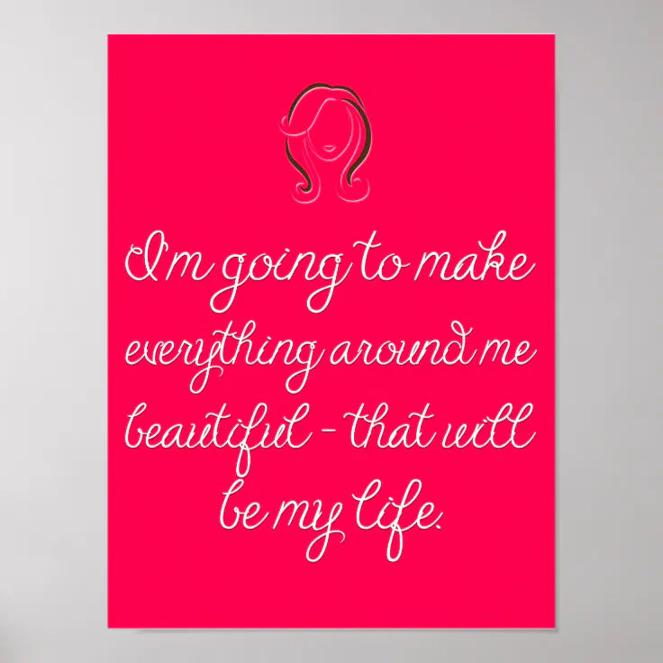 Modern Cosmetology Salon Poster | Zazzle