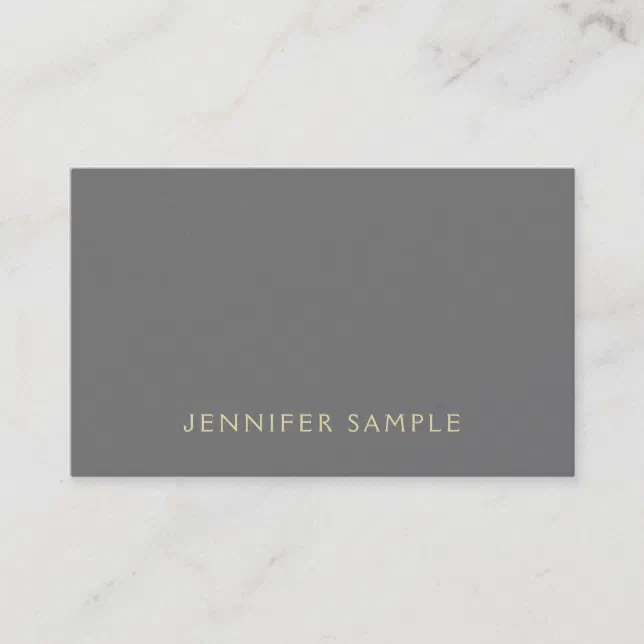 Modern Creative Elegant Pearl Finish Luxury Business Card | Zazzle
