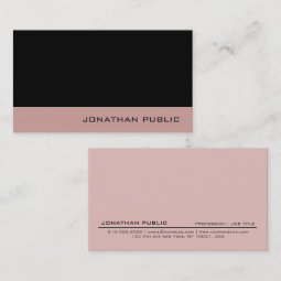 Modern Creative Professional Elegant Colors Business Card | Zazzle