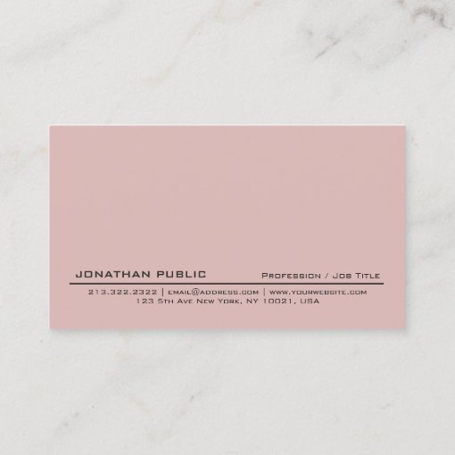 Modern Creative Professional Elegant Colors Business Card | Zazzle