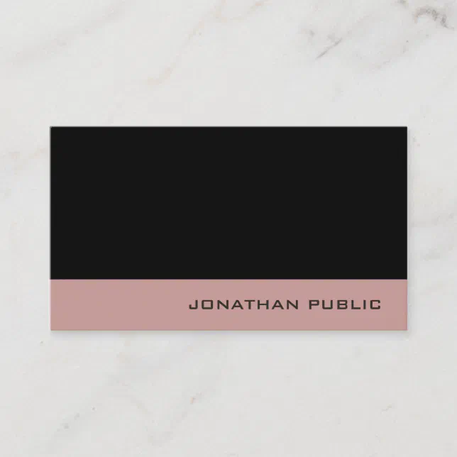 Modern Creative Professional Elegant Colors Business Card | Zazzle