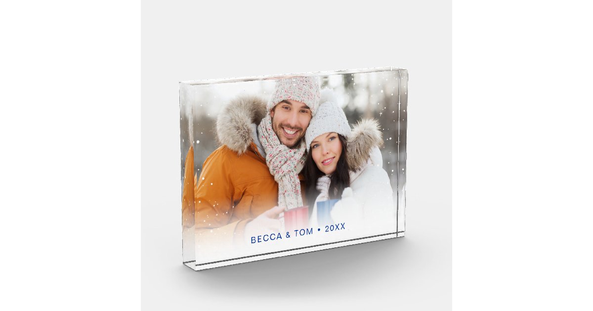 Modern Custom Acrylic Photo Blocks | Zazzle