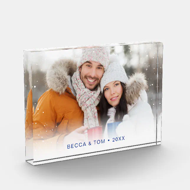 Modern Custom Acrylic Photo Blocks | Zazzle