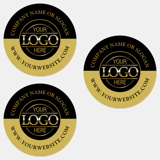 Modern Custom Business Logo Corporate Company Lab Labels | Zazzle