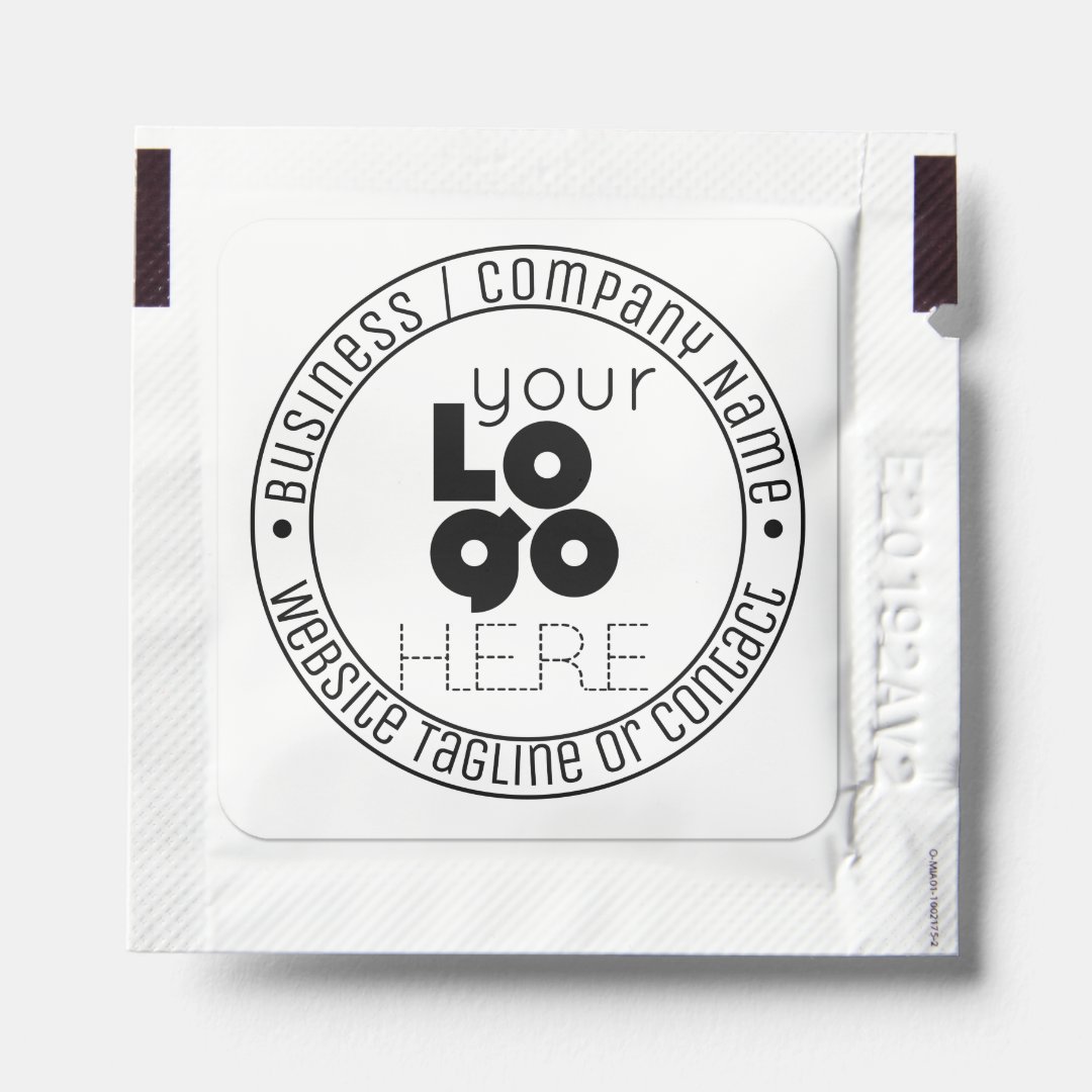 Modern Custom Business Logo Hand Sanitizer Packet | Zazzle