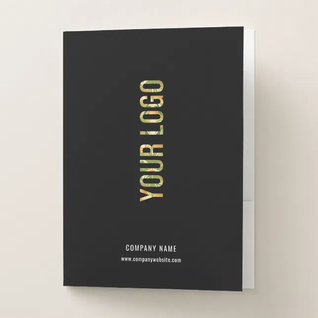 Modern Custom Business Presentation Folders Logo | Zazzle