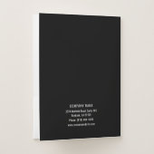 Modern Custom Business Presentation Folders Logo | Zazzle